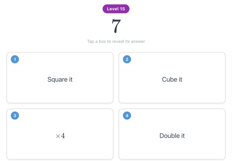 Big 4 — Free Mental Maths Warm-up for Ages 4–16 | Mr Barton Maths